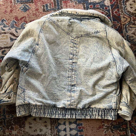 Andy Johns | Jackets & Coats | Vintage Andy Johns Sherpa Denim Jacket ...